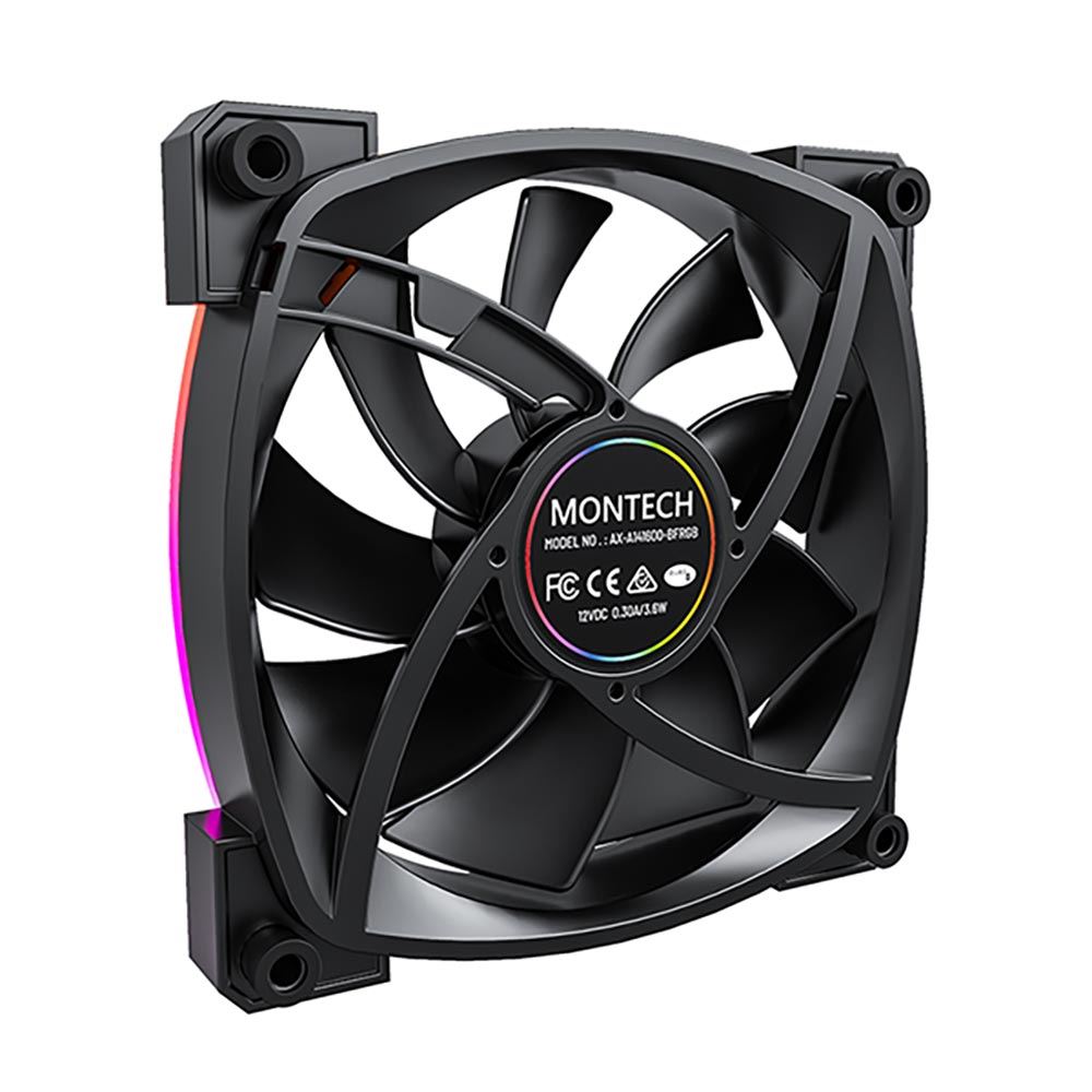 Montech AX140 ARGB 140mm Hydro Dynamic Bearing Case Fan - Black - Micro ...