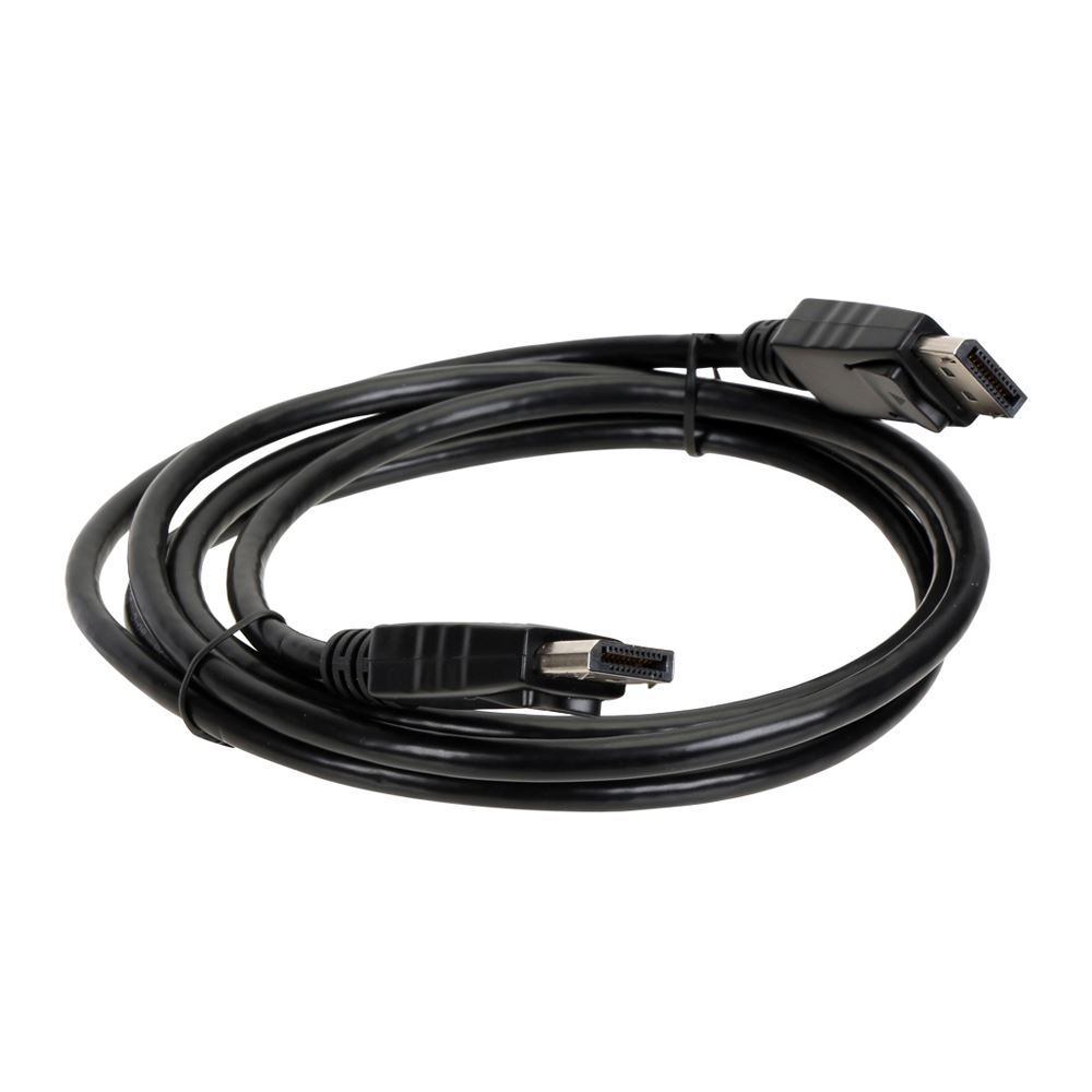 Inland DisplayPort Male to DisplayPort Male 2.1 Cable 6 ft. - Black ...