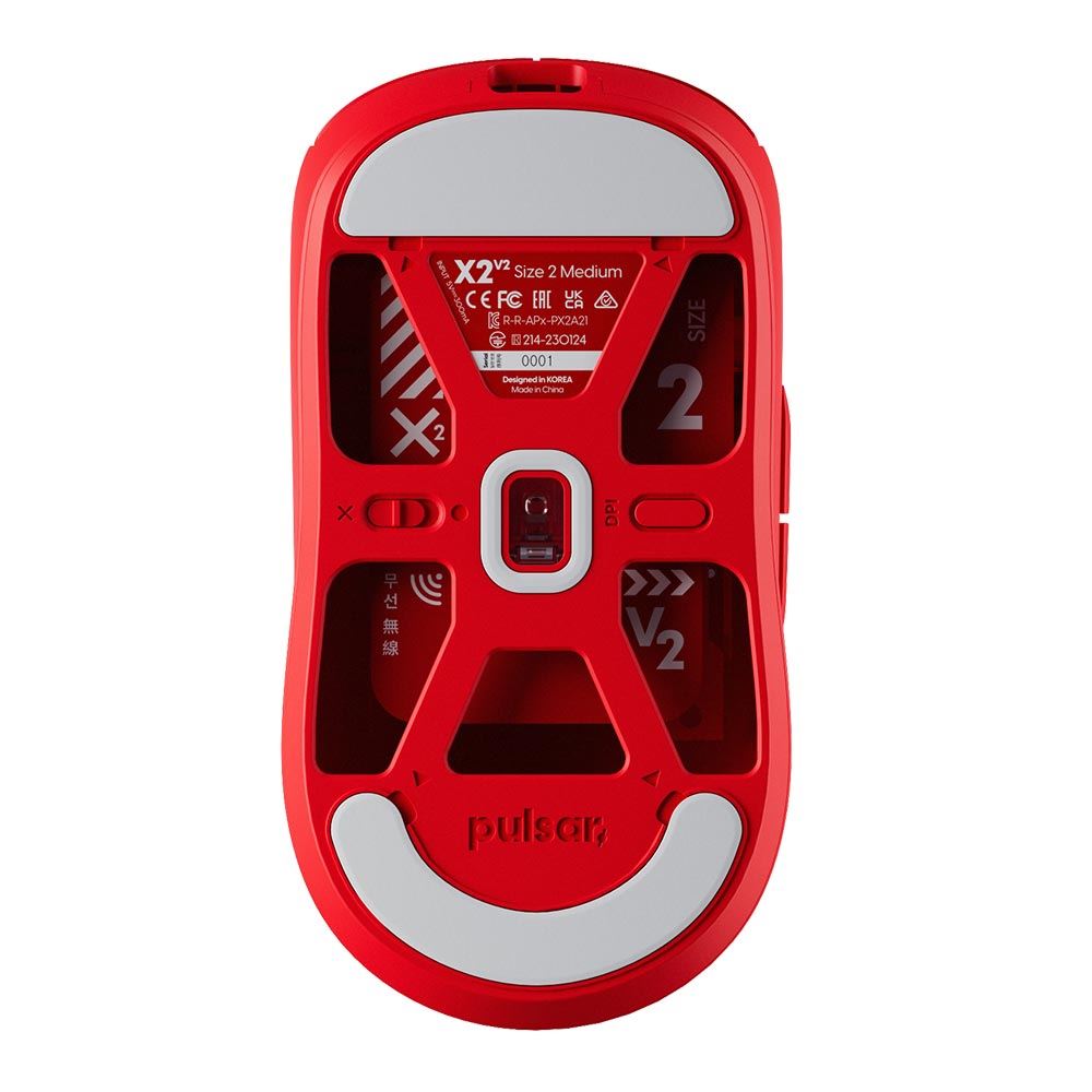 pulsar X2 V2 Wireless - Red - Micro Center