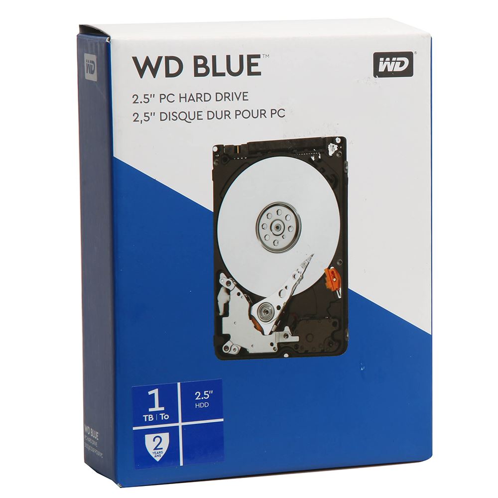 WD Blue Mainstream 1TB 5400 RPM SATA III 6Gb/s 2.5" Internal SMR Hard Drive - Micro Center
