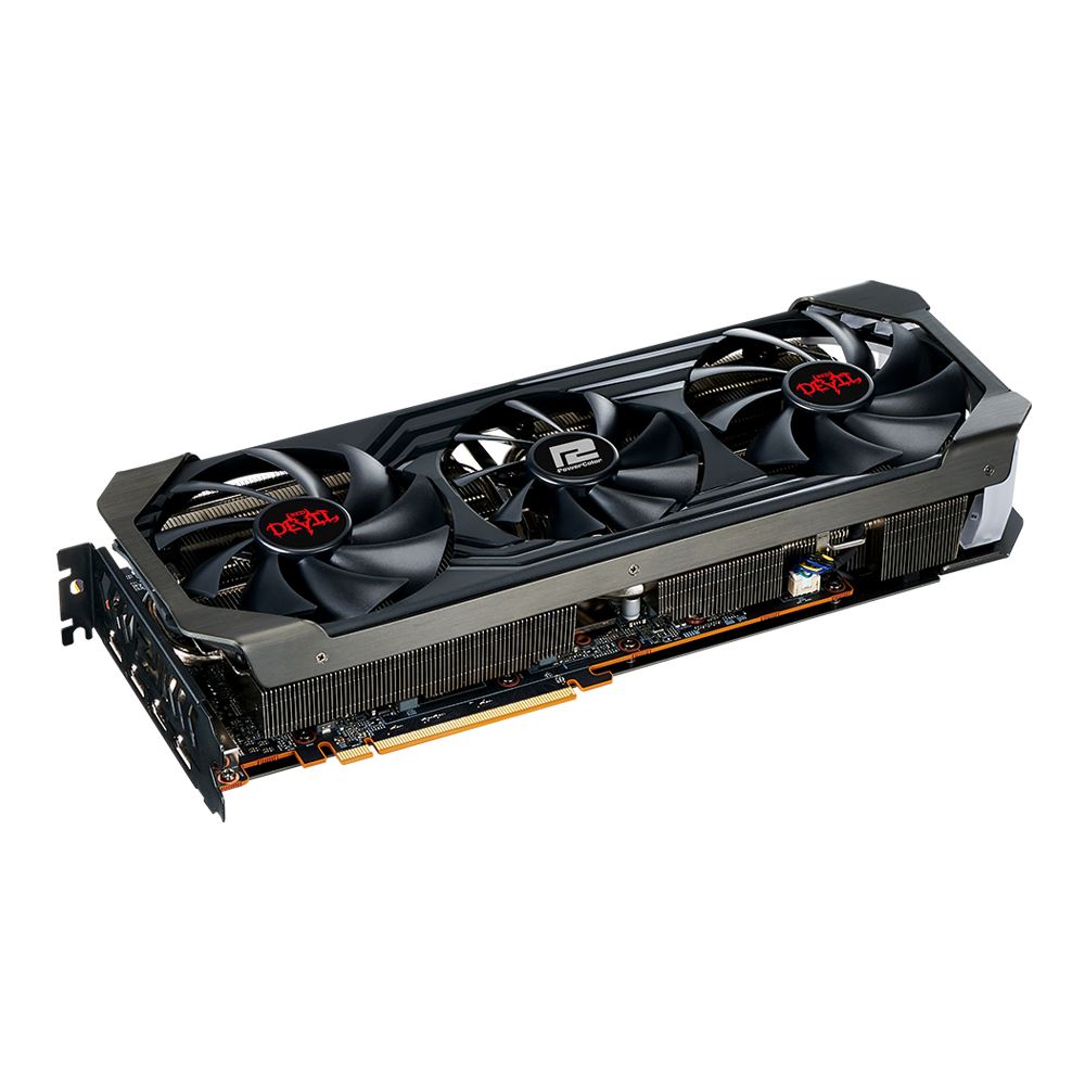PowerColor AMD Radeon RX 6750 XT Red Devil Overclocked Triple Fan 12GB ...