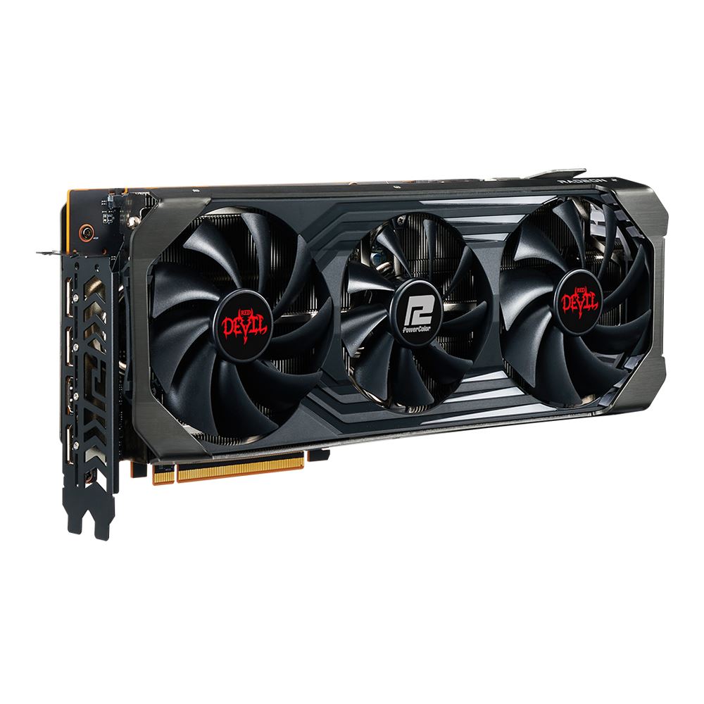 PowerColor AMD Radeon RX 6750 XT Red Devil Overclocked Triple Fan 12GB ...
