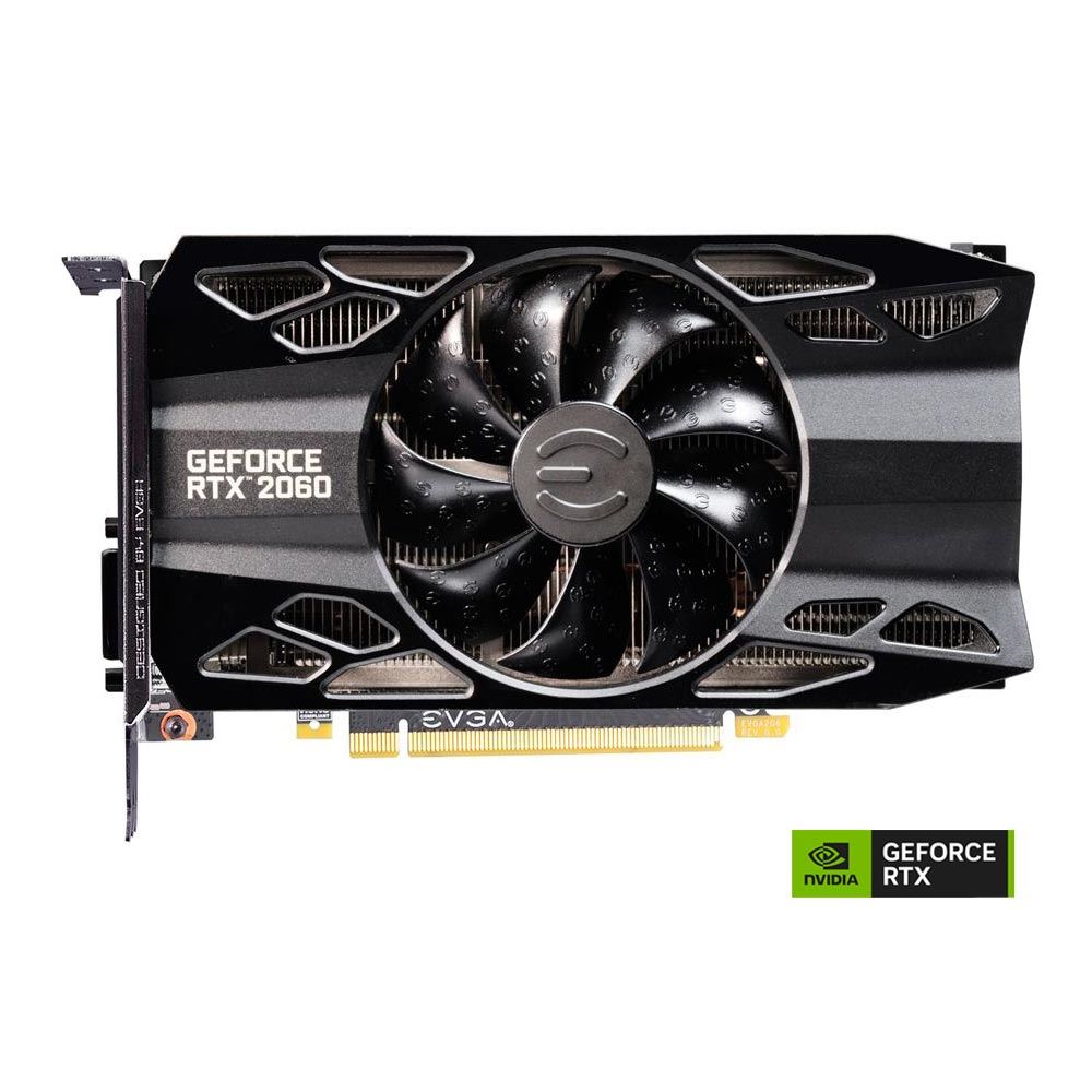 EVGA XC Black Gaming GeForce RTX 2060 Single-Fan 6GB GDDR6 PCIe ...
