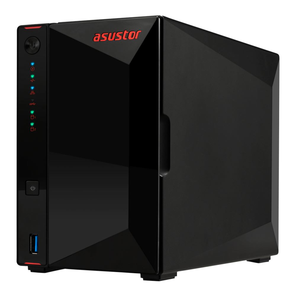 Asustor AS5402T 2 Bays and 4 M.2 Slots Diskless NAS - Micro Center