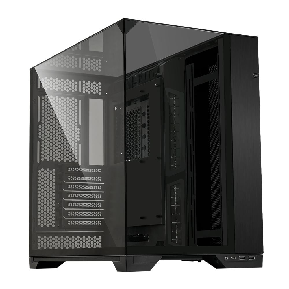 Lian Li O11 Vision Tempered Glass ATX Mid-Tower Computer Case - Black ...