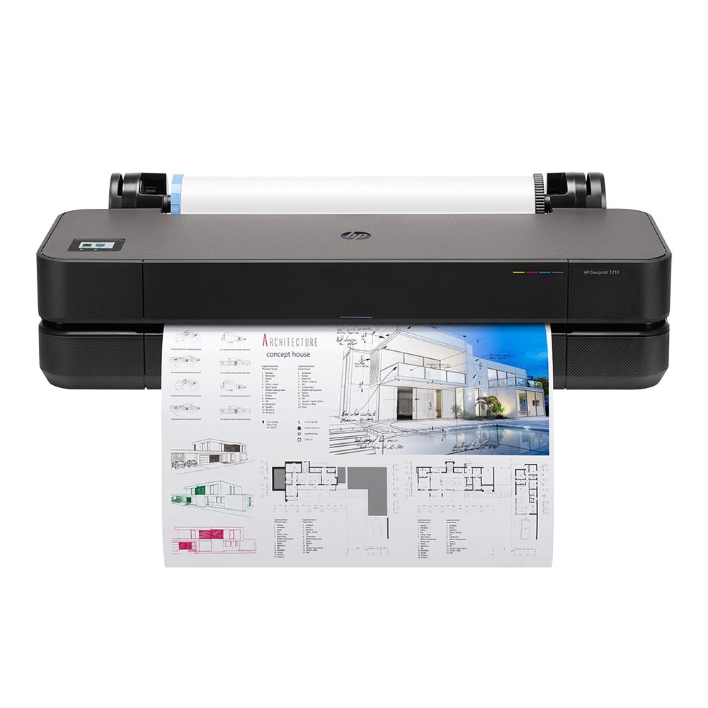 Micro Center - HP DesignJet T210 24-in Printer 8AG32H#B1K