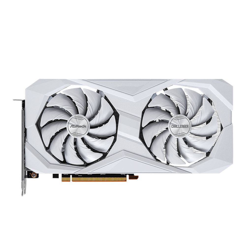 ASRock AMD Radeon RX 6600 Challenger White Dual Fan 8GB GDDR6 PCIe 4.0 ...