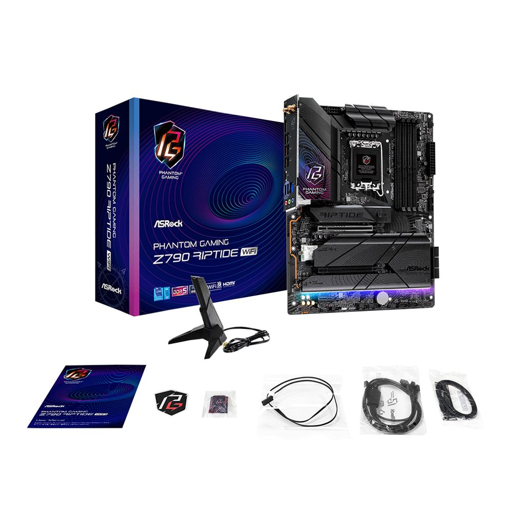 ASRock Z790 Riptide WiFi Intel LGA 1700 ATX Motherboard - Micro Center