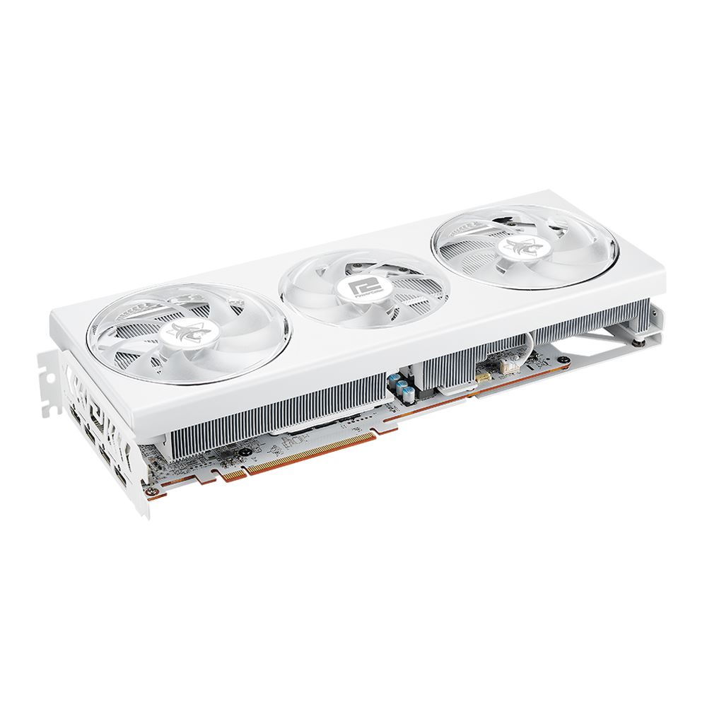 PowerColor Radeon RX 7800 XT Hellhound Spectral White RGB Overclocked ...