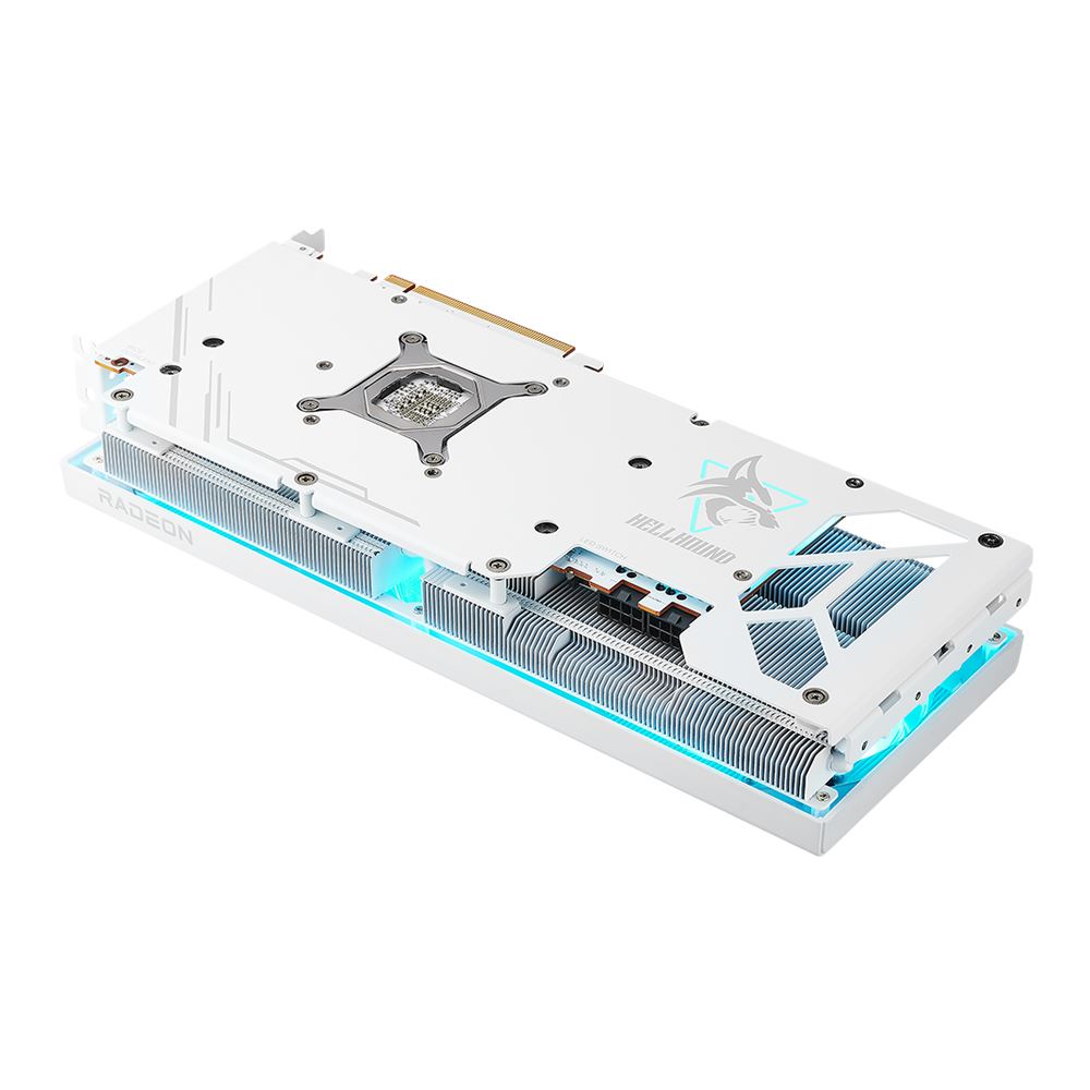 PowerColor Radeon RX 7800 XT Hellhound Spectral White RGB Overclocked ...