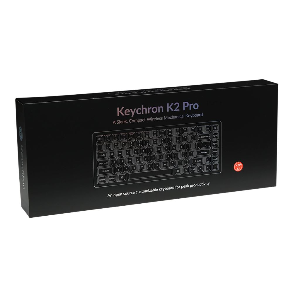 Keychron K2 Pro Swappable RGB Backlight Barebone Aluminum - Black ...