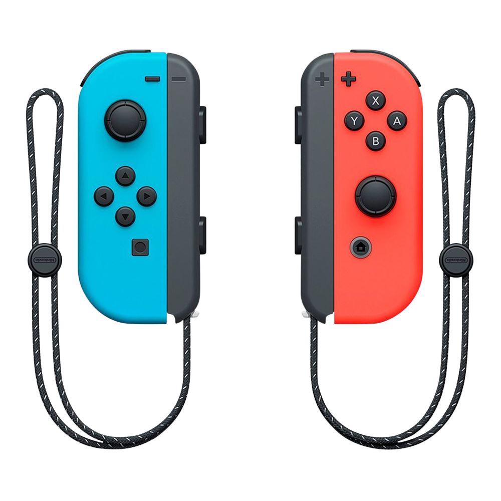 Nintendo Switch OLED Model with Neon Red and Blue Controllers - Micro ...