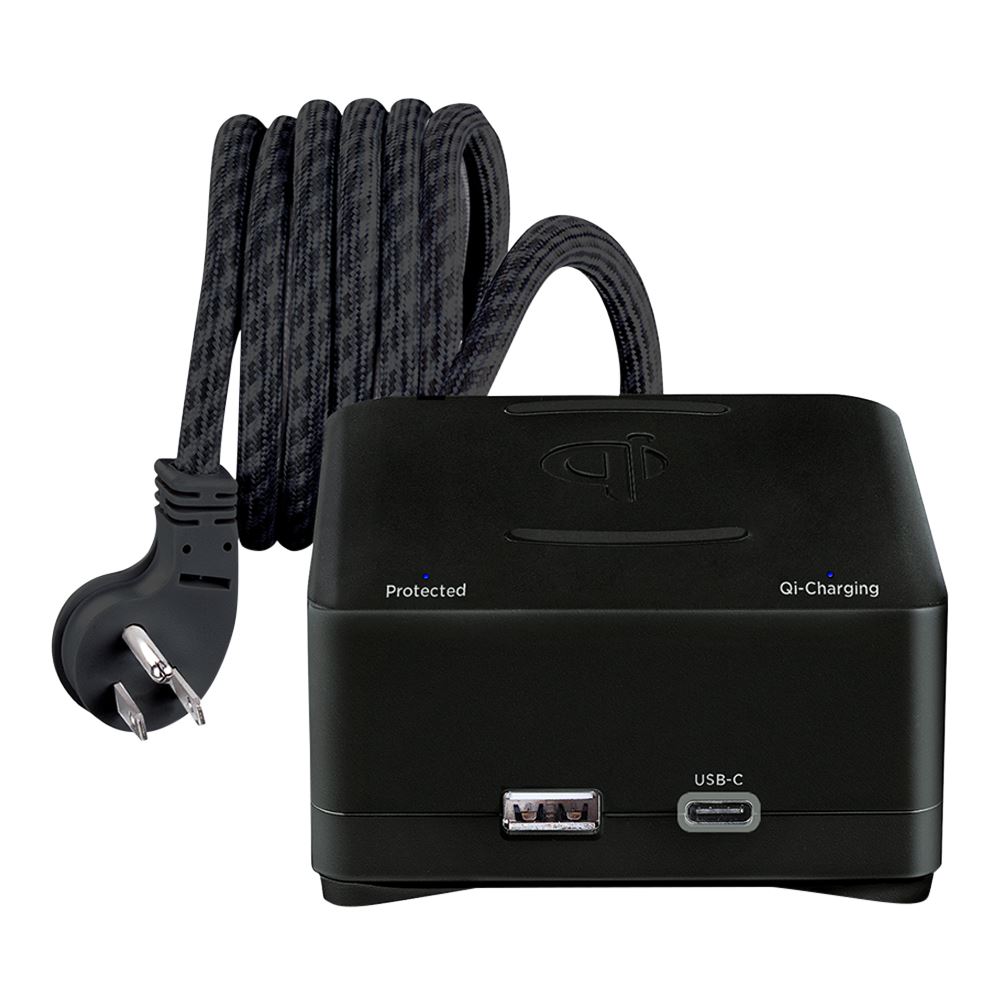 Cyberpower Desk Top Charger - Black; 4 Outlets; 1500 Joules; 5 ft ...