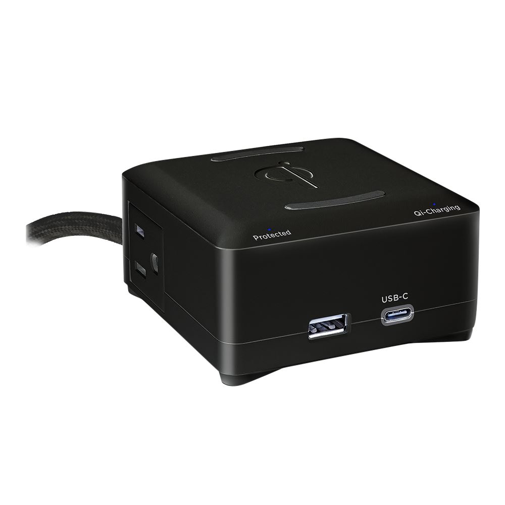 Cyberpower Desk Top Charger - Black; 4 Outlets; 1500 Joules; 5 ft ...