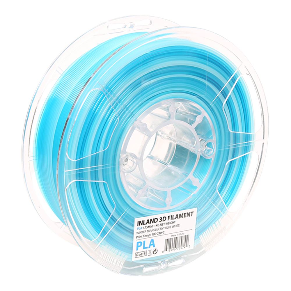 Inland 1.75mm PLA Translucent 3D Printer Filament Seasons Gradient ...