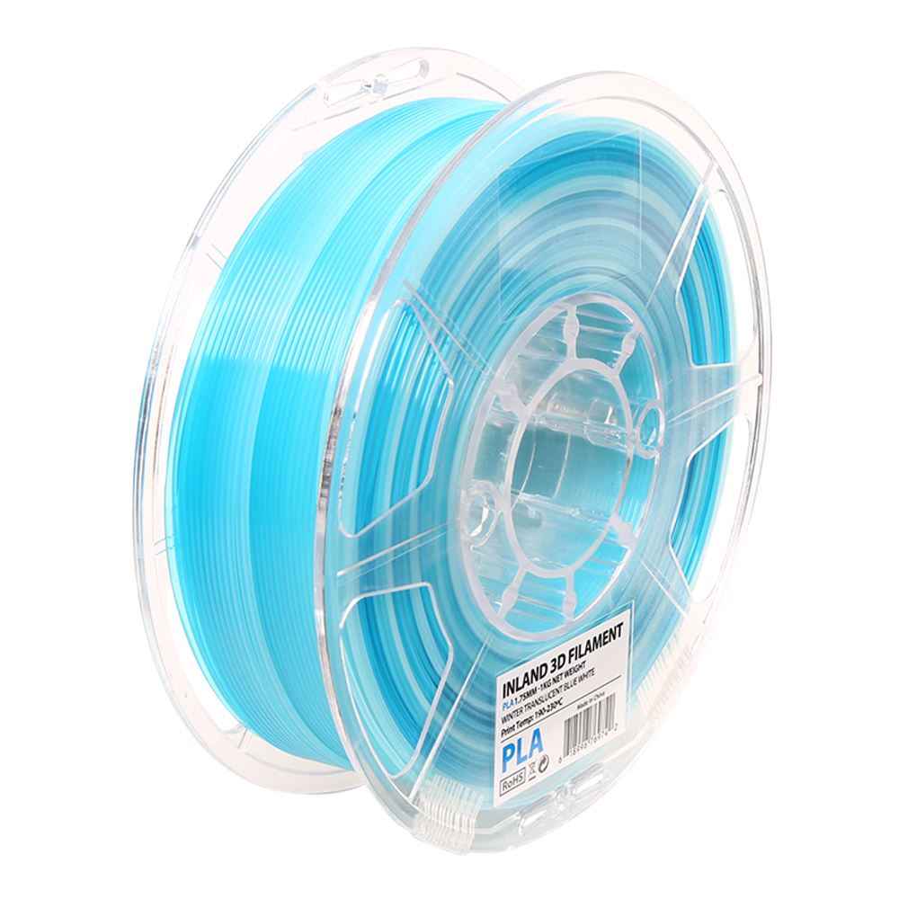 Inland 1.75mm PLA Translucent 3D Printer Filament Seasons Gradient ...