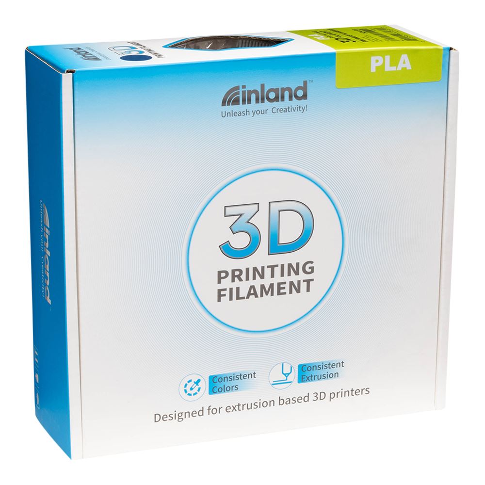 Inland 1.75mm PLA Translucent 3D Printer Filament Spring Gradient Color ...
