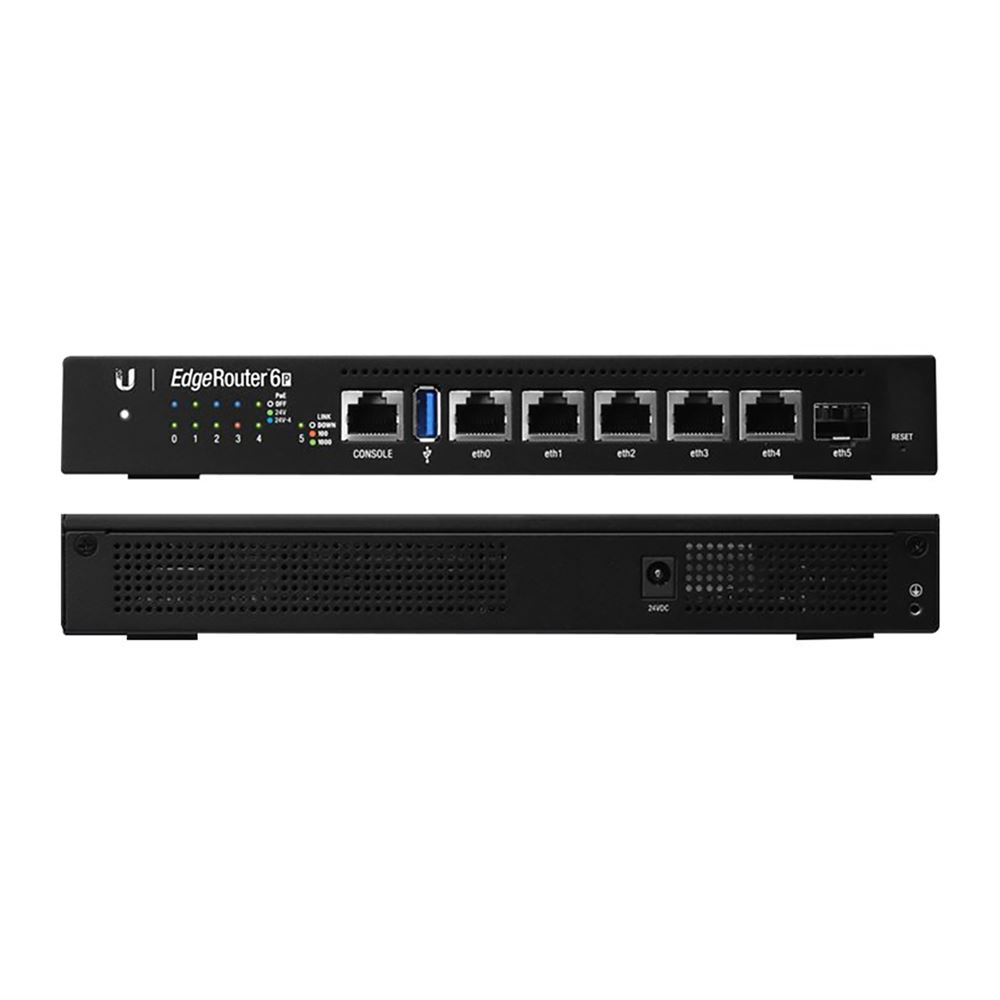 Ubiquiti UniFi ER-6P 6-Port PoE EdgeRouter with EdgeMAX Technology ...