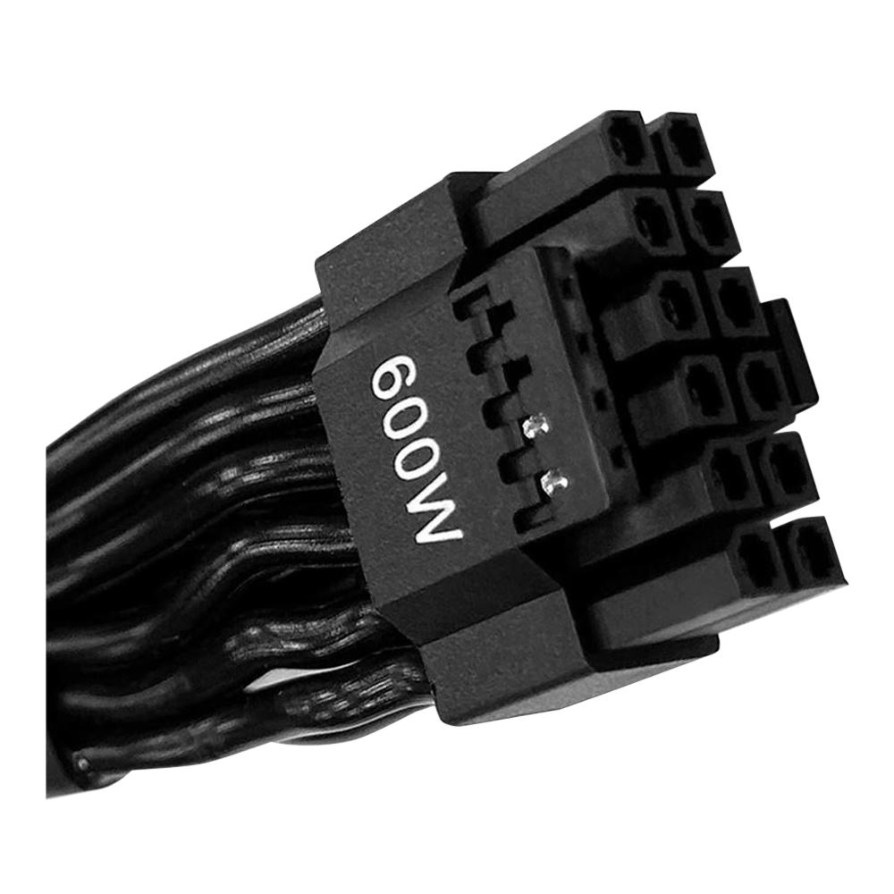 Super Flower PCIe 5.0 / Gen 5 12VHPWR PSU Flat Cable - Black - Micro Center