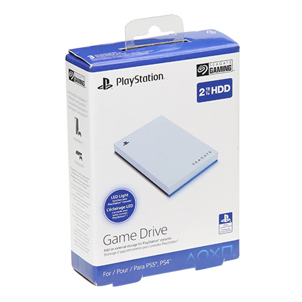 Seagate Game Drive for PS5 2TB External HDD (STLV2000101) - White; Blue ...