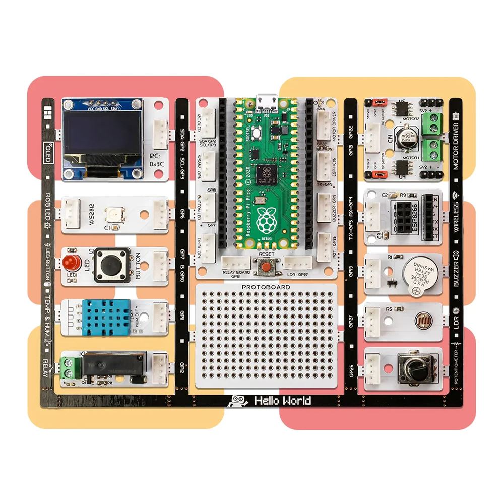 PicoBricks Basic RPi Pico Development Kit - Micro Center