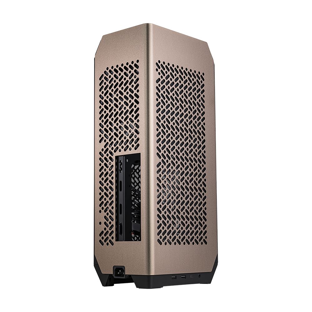 Cooler Master NCORE 100 MAX Mini-ITX Mini Tower Computer Case - Bronze ...