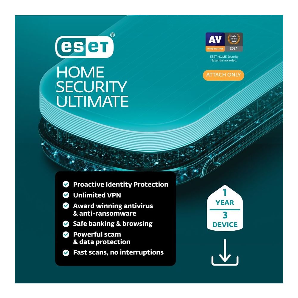 ESET Home Security Ultimate (1 Year, 3 Device) - Micro Center