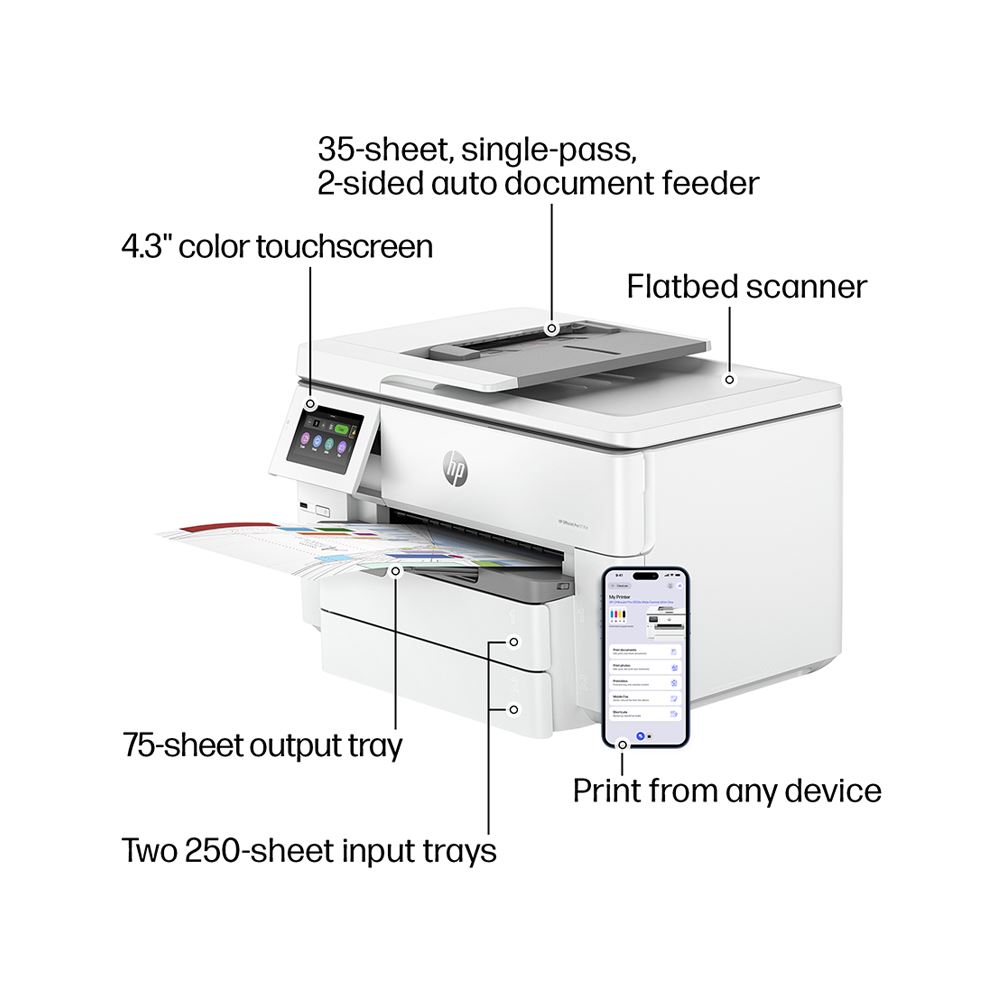 HP OfficeJet Pro 9730e Wide-format Printer - Micro Center