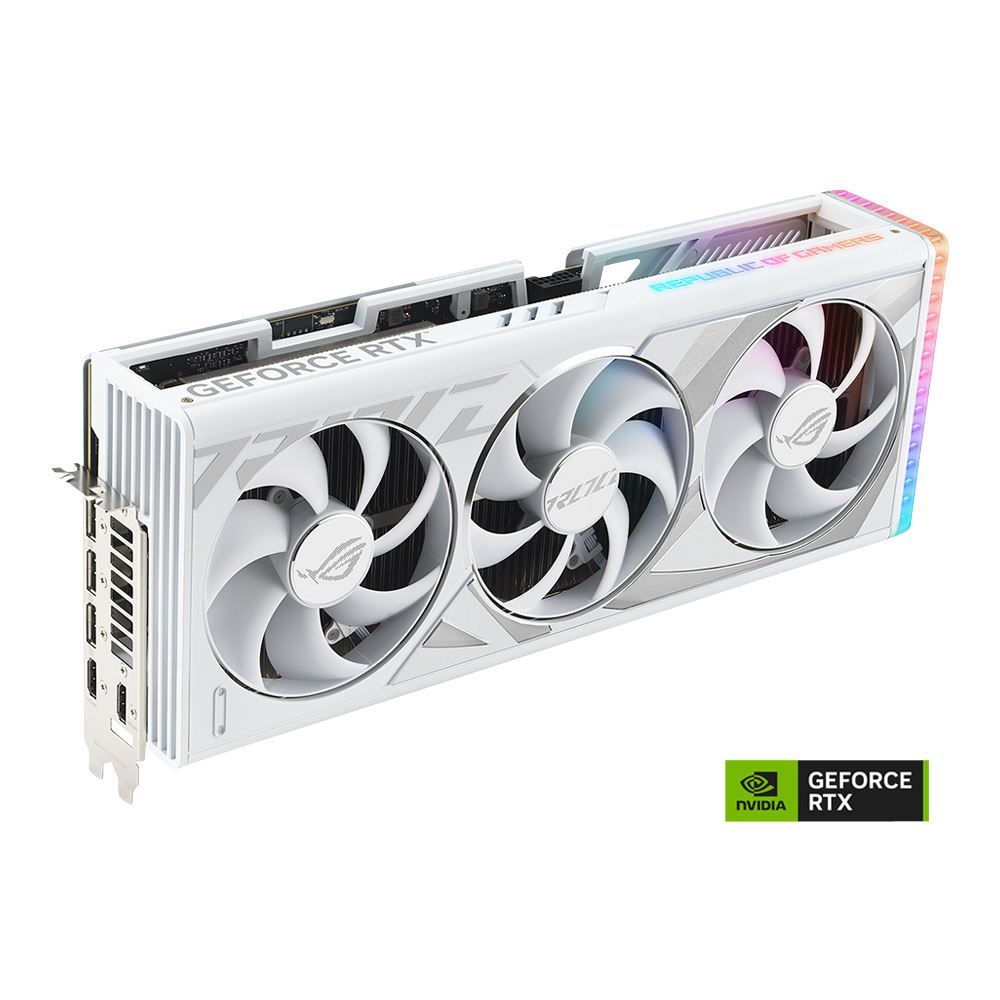 ASUS NVIDIA GeForce RTX 4080 Super ROG Strix White RGB Overclocked ...