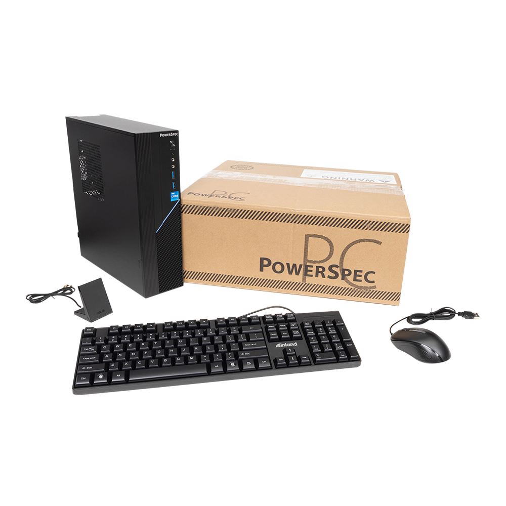 PowerSpec B687 Desktop Computer; Intel Core i5 14th Gen 14400 1.8GHz ...