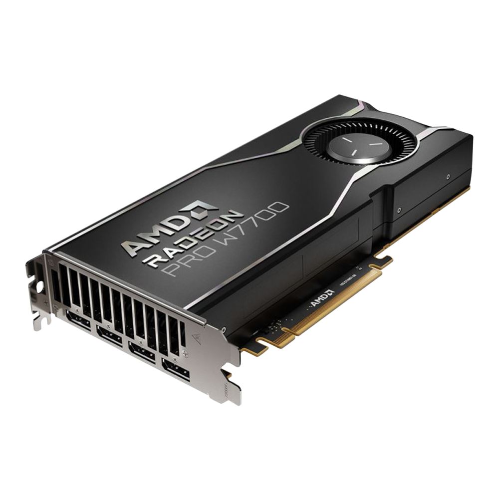 AMD AMD Radeon Pro W7700 Single Fan 16GB GDDR6 PCIe 4.0 Graphics Card ...