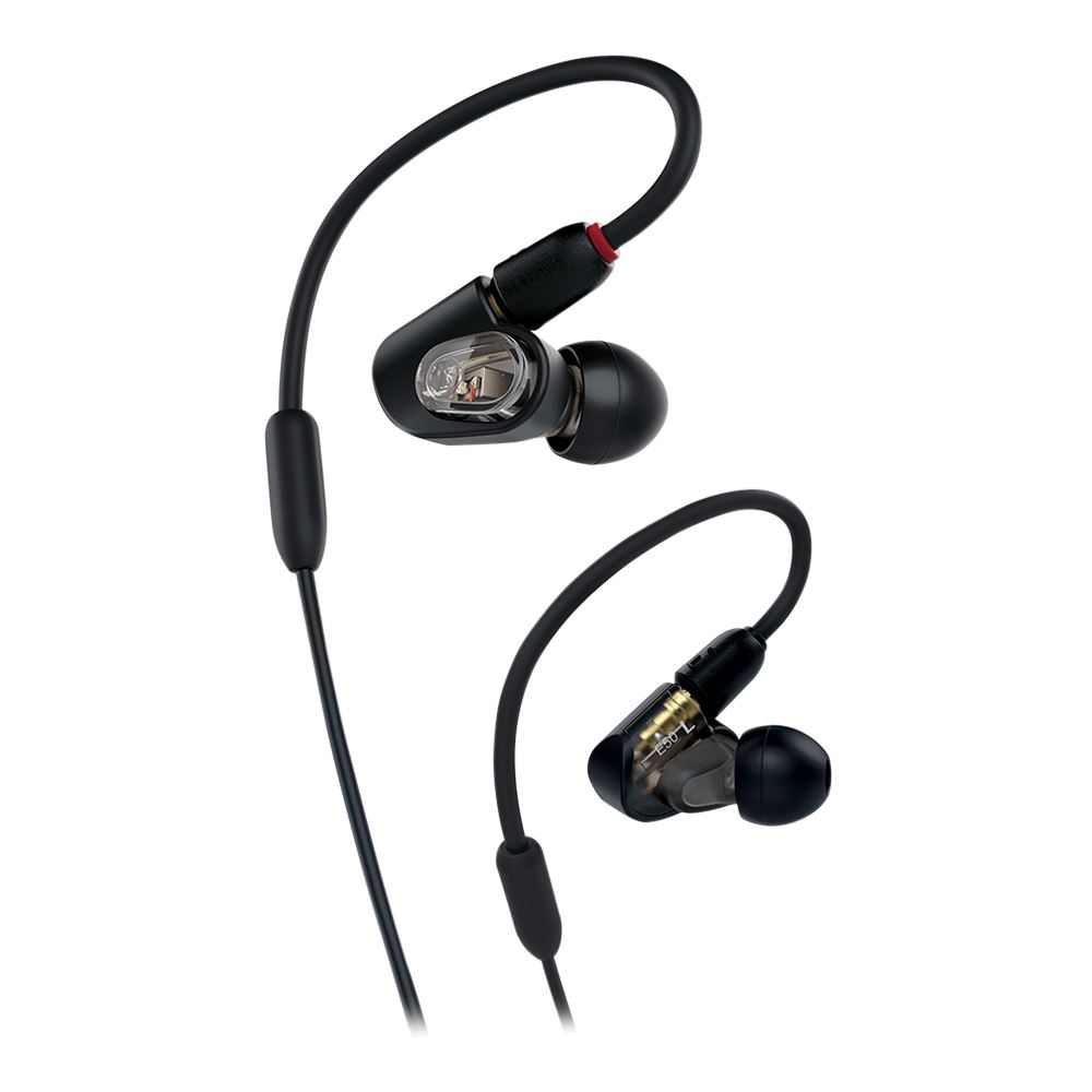Audio-Technica ATH-E50 Professional In Ear Monitor Earbuds - Black ...