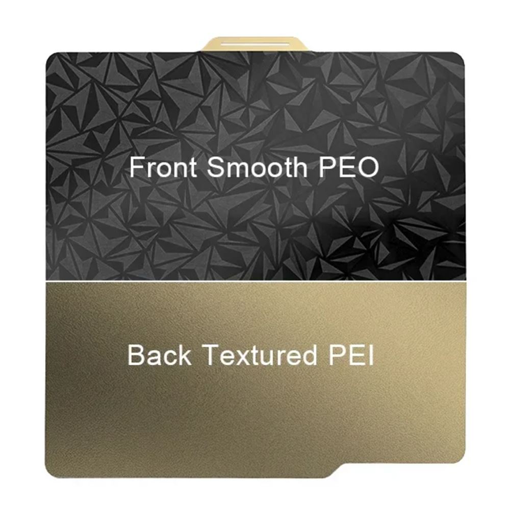 BIGTREETECH 257 x 257mm Dual-Sided Build Plate; Smooth PEO Texture PEI ...