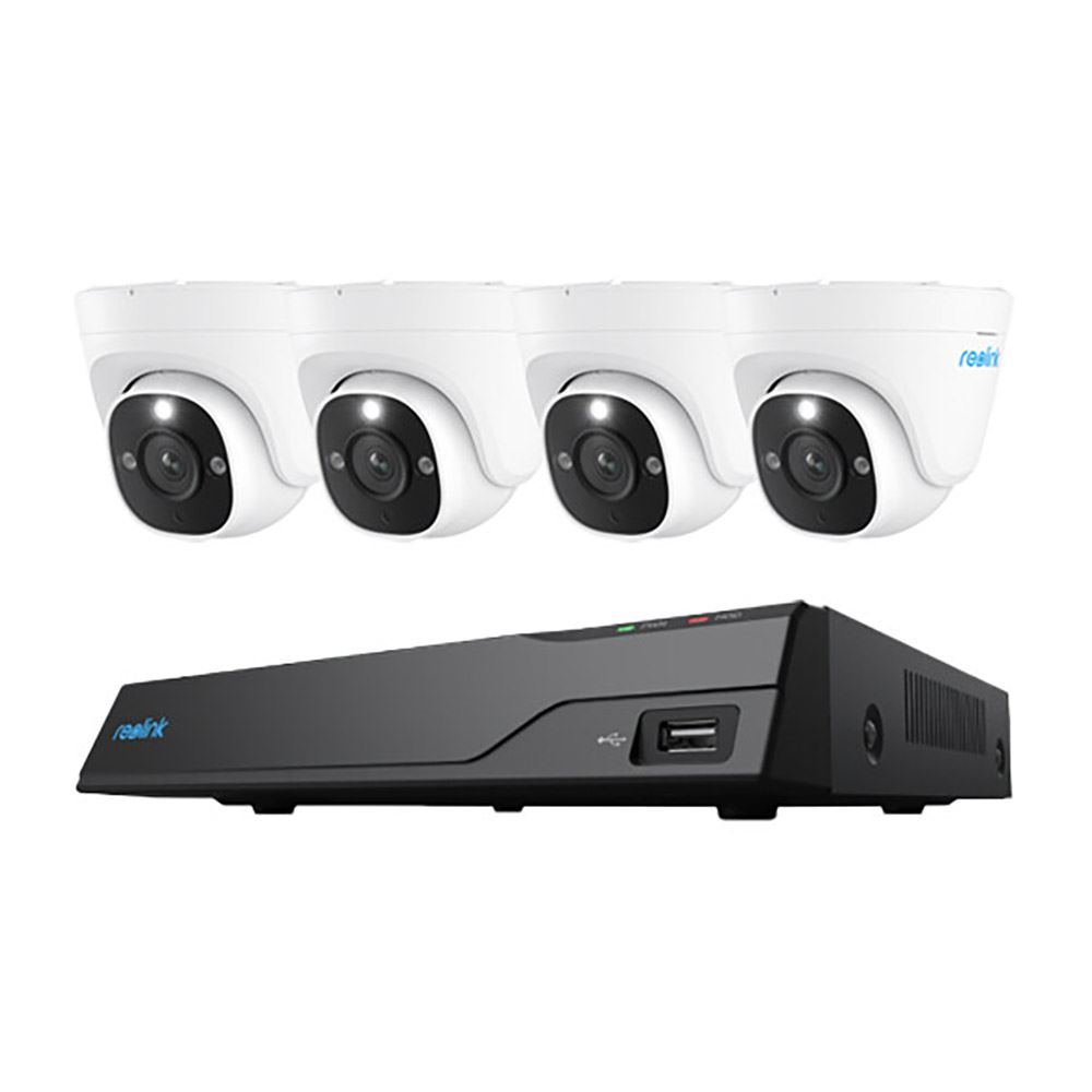 Reolink NVS8-12MD4 NVR Security Kit; 8-Channel; 4 Cameras Included; 2TB ...