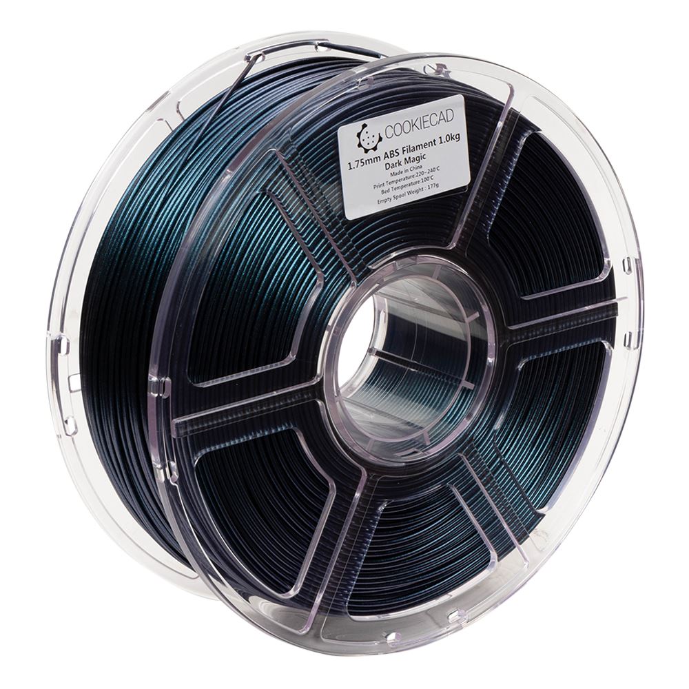 Cookiecad 1.75mm ABS Iridescent Holographic 3D Printer Filament Single ...