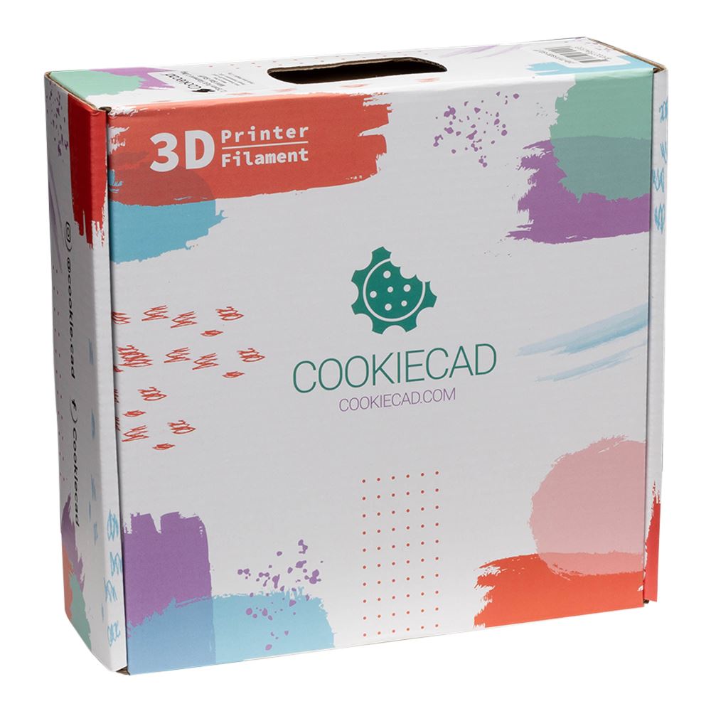 Cookiecad 1.75mm PLA Glitter 3D Printer Filament Single Color 1.00 kg ...