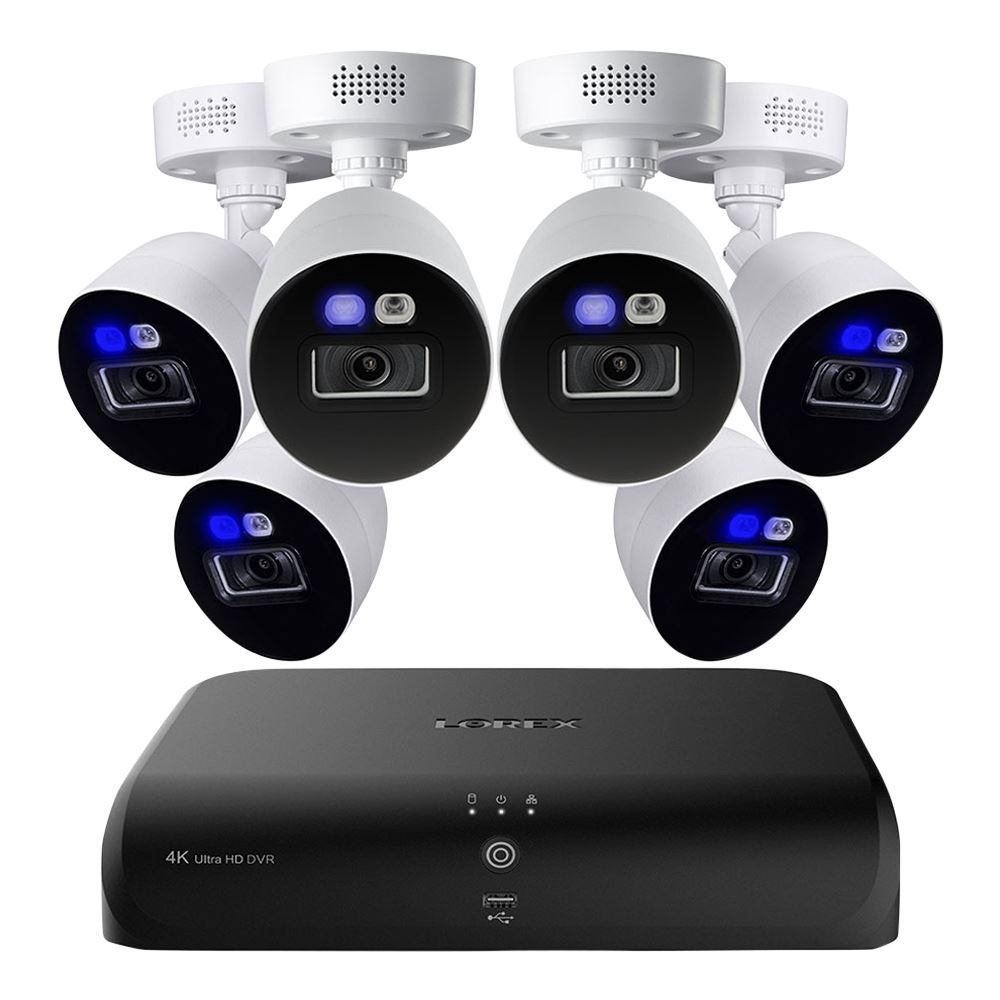 Lorex Fusion DVR Security Kit; 12-Channel; 6 Cameras Included; 2TB Pre ...