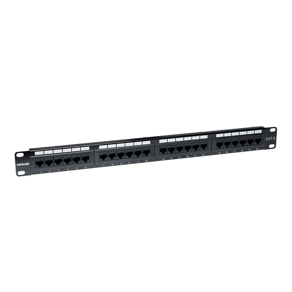 Intellinet 24 Port 1U Patch Panel - Micro Center