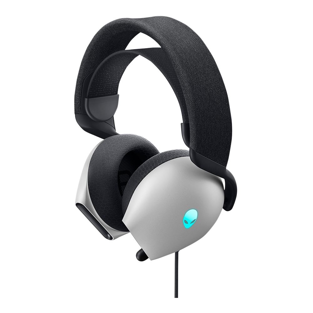 Dell Alienware Wired Gaming Headset AW520H (Lunar Light) - Micro Center