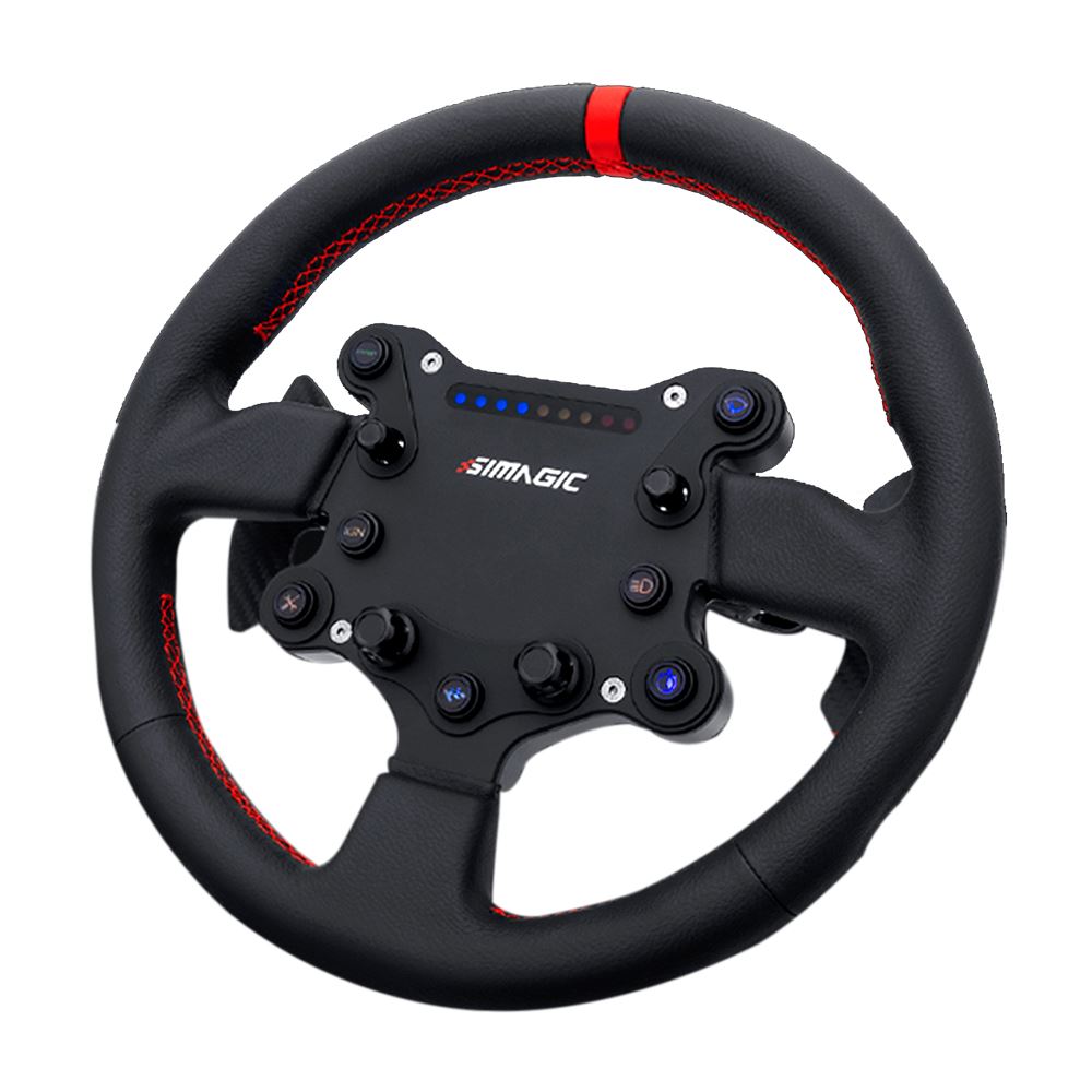 SIMAGIC GTS Steering Wheel - Leather - Micro Center