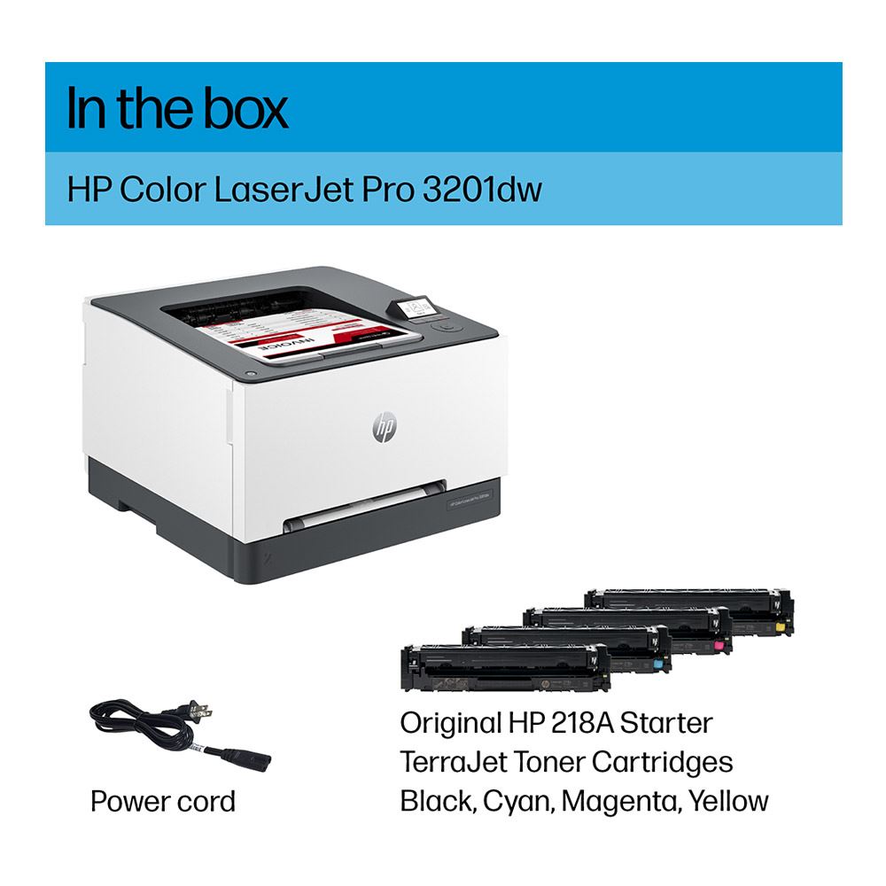HP Color LaserJet Pro 3201dw Printer - Micro Center