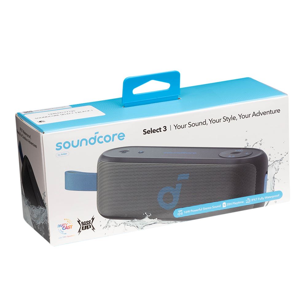 Anker Soundcore Select 3 Portable Bluetooth Speaker - Micro Center