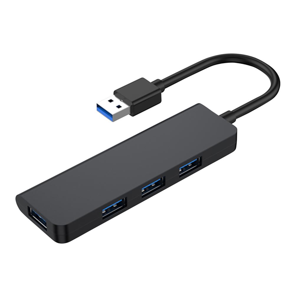 Inland USB 3.2 (Gen 1 Type-A) 4-in-1 Hub - Black - Micro Center