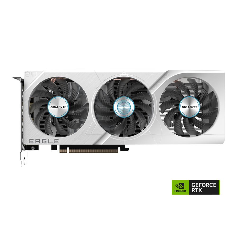 Gigabyte NVIDIA GeForce RTX 4060 Eagle ICE Overclocked Triple Fan 8GB ...