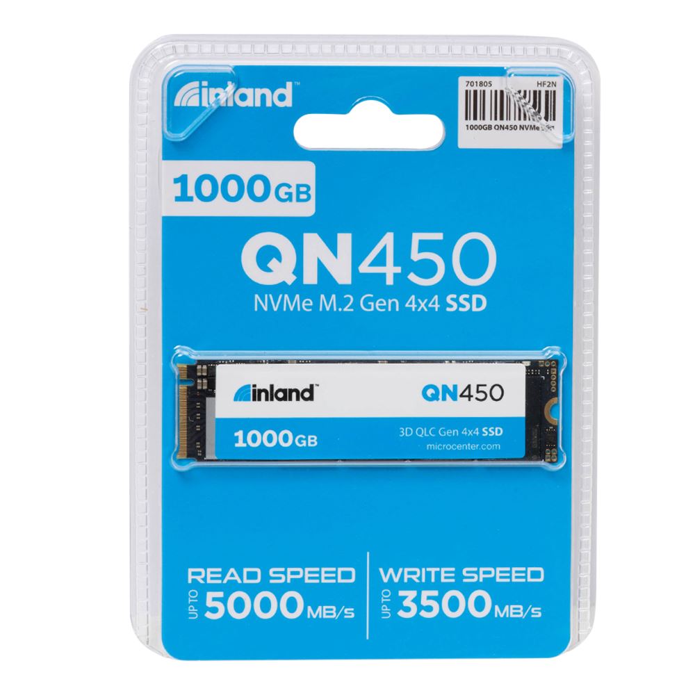Inland QN450 1TB SSD 3D QLC NAND PCIe Gen 4 x4 NVMe M.2 2280 Internal ...