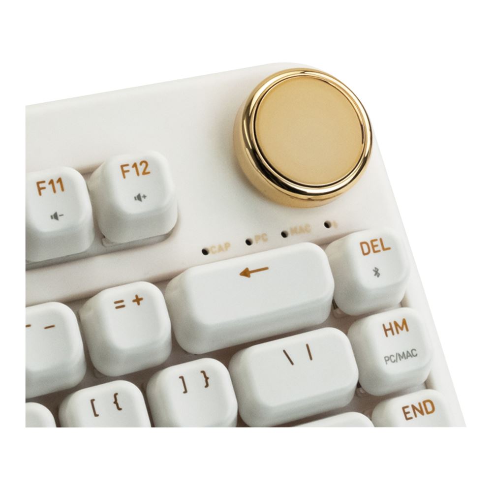 Azio IZO Mechanical RGB Wireless Keyboard - White Blossom; Gateron Red ...