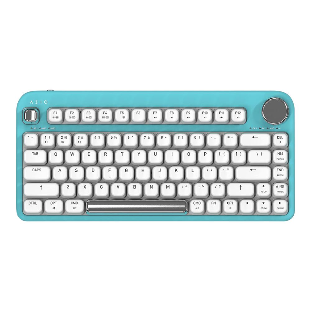 Azio IZO Mechanical RGB Wireless Keyboard - Mint Daisy; Gateron Red ...