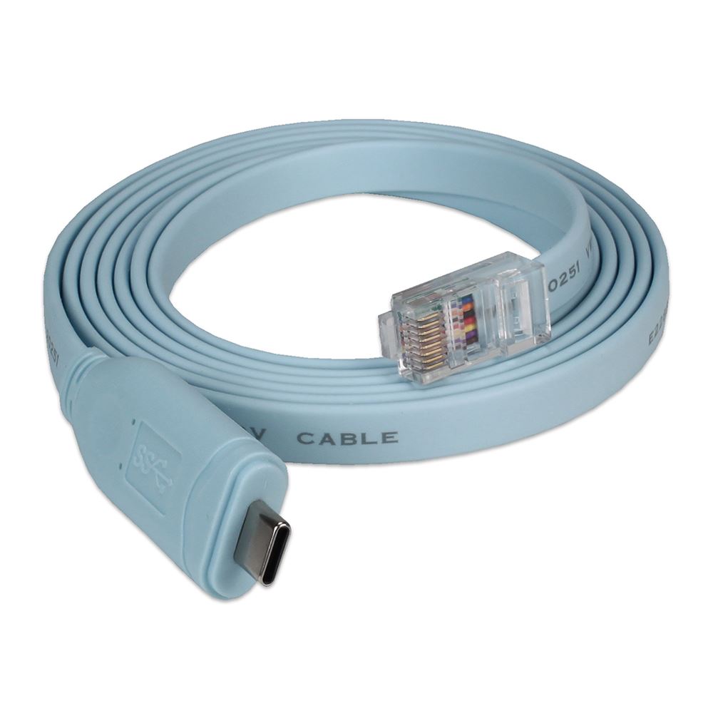 QVS USB to RJ45 Cisco RS232 Serial Rollover Cable - 6 ft - Micro Center
