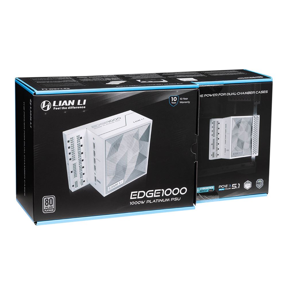 Lian Li Edge 1000 Watt 80 Plus Platinum ATX Fully Modular Power Supply ...