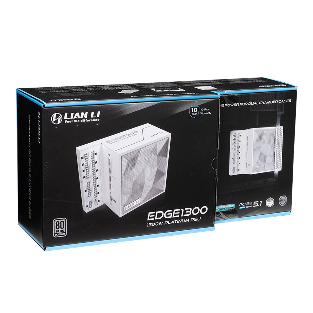Lian Li Edge 1300 Watt 80 Plus Platinum ATX Fully Modular Power Supply ...